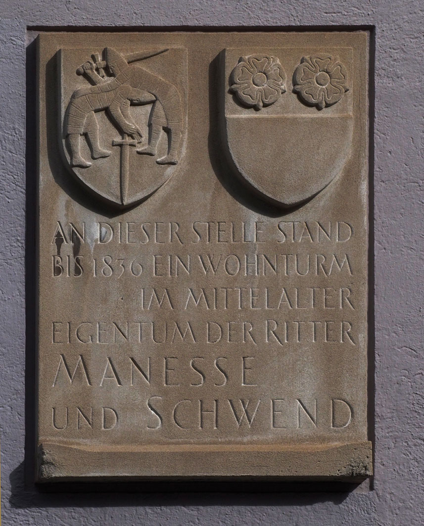 «Heraldischer Führer durch die Zürcher Altstadt» von Viktor Schobinger ...